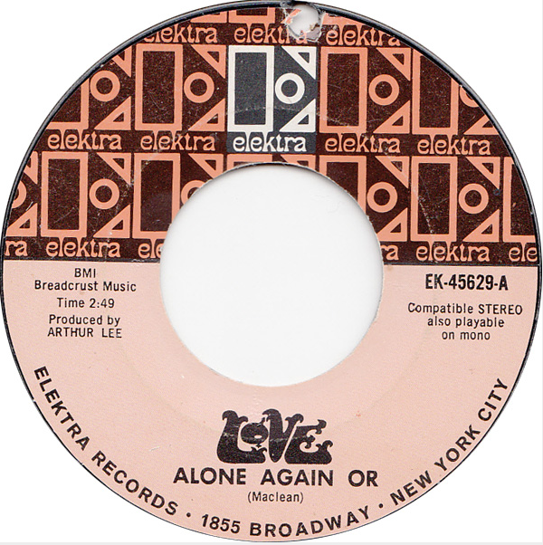 Alone Again Or, by Love